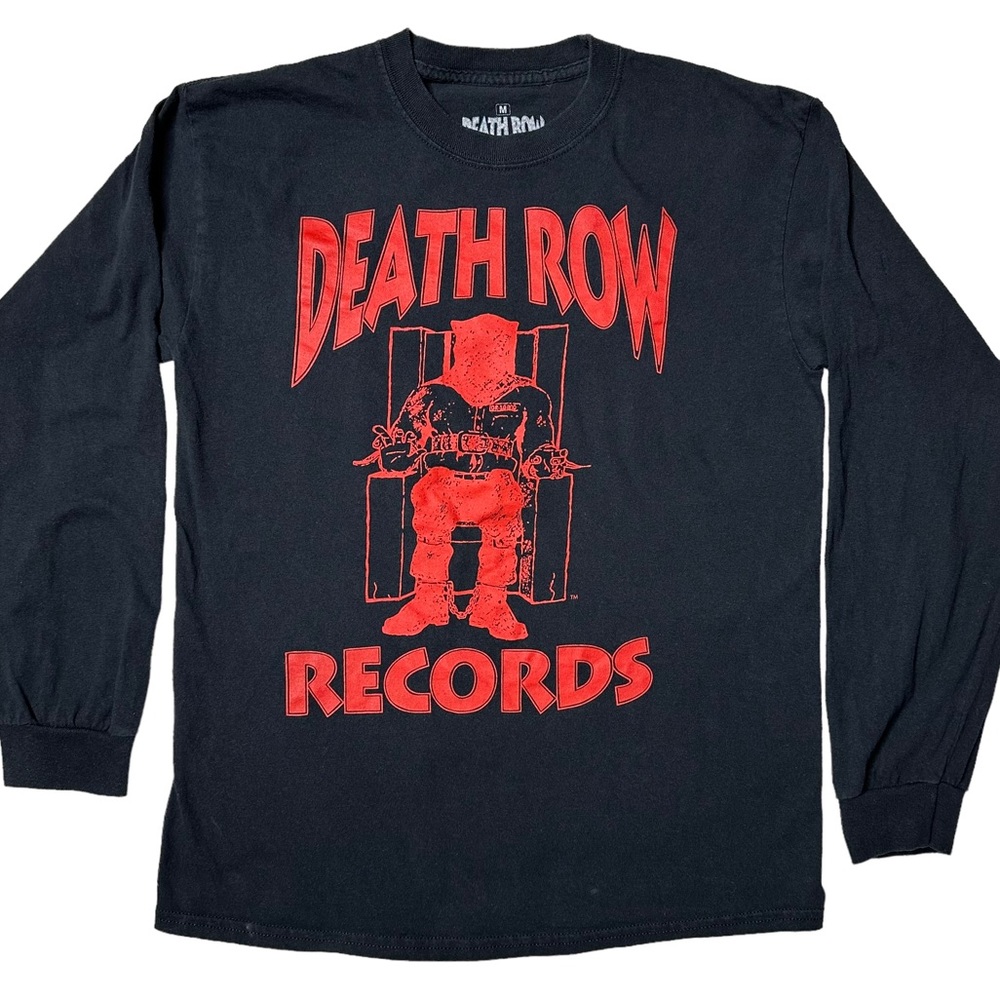 Death Row Records Official Logo Long Sleeve Graphic T… - Gem